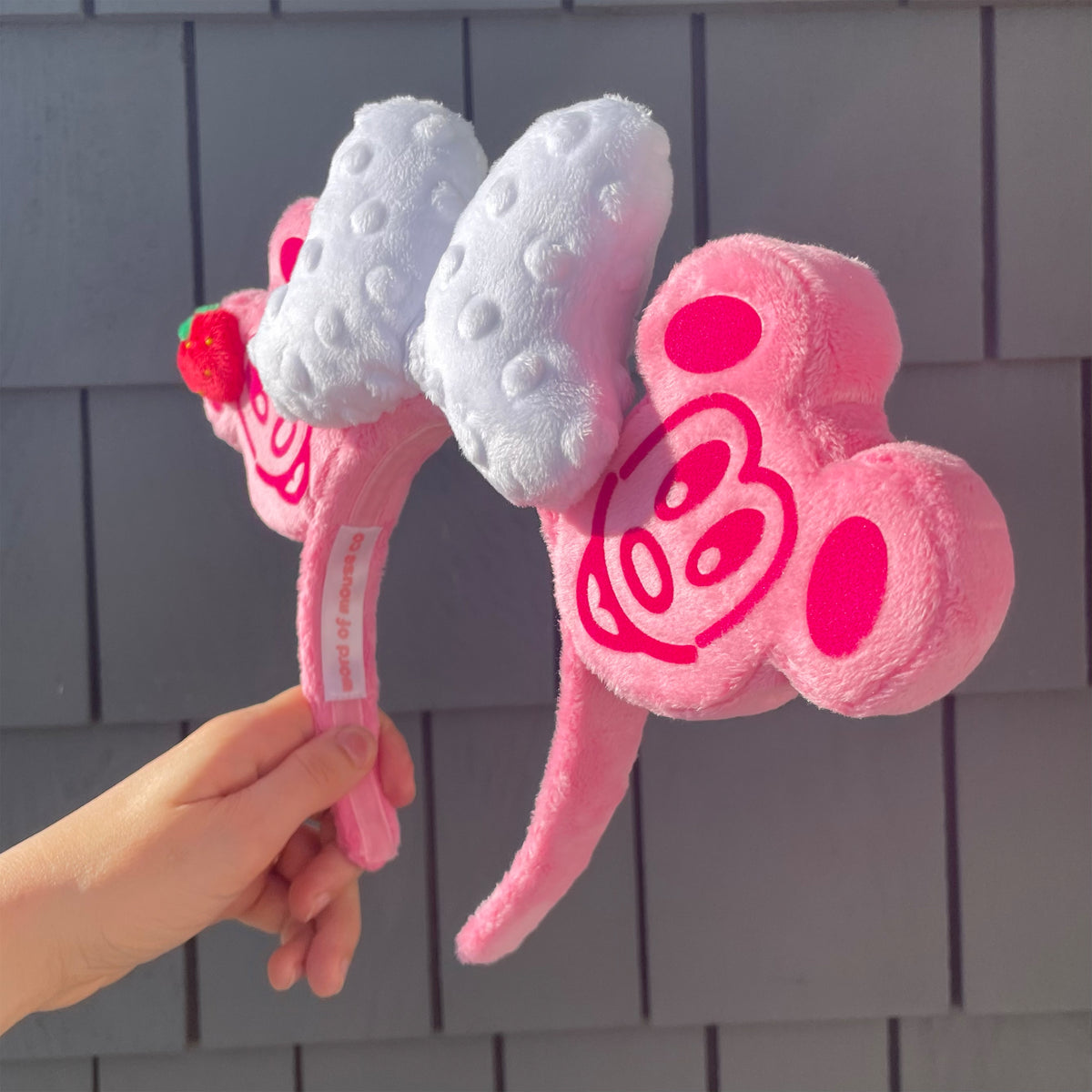 Mickey Waffle Mouse Ears - Strawberries and Cream – Word of Mouse